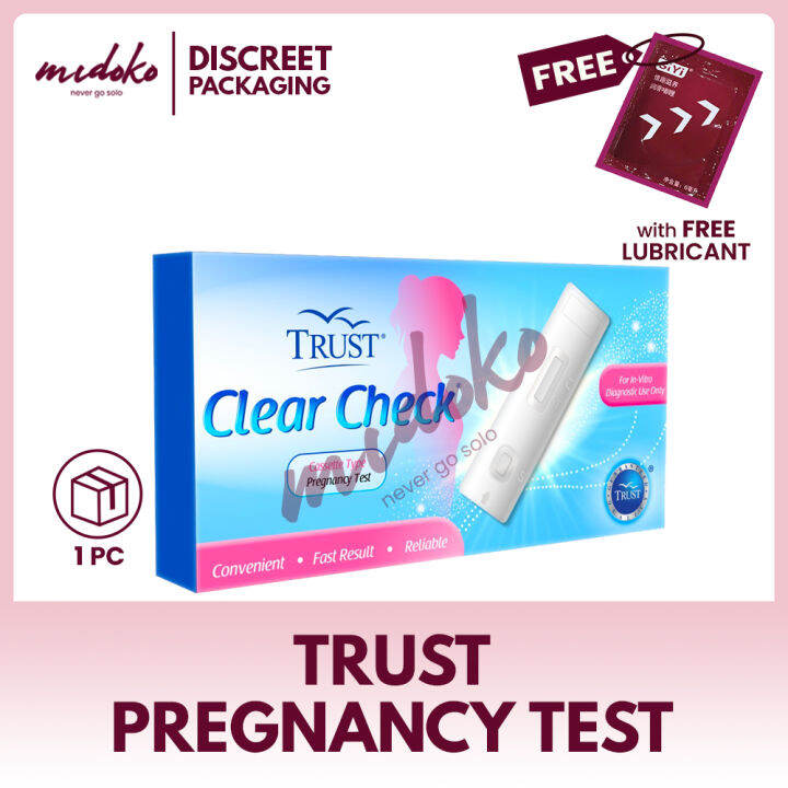 Midoko Trust Clear Check Pregnancy Test Kit (Cassette) | Lazada PH