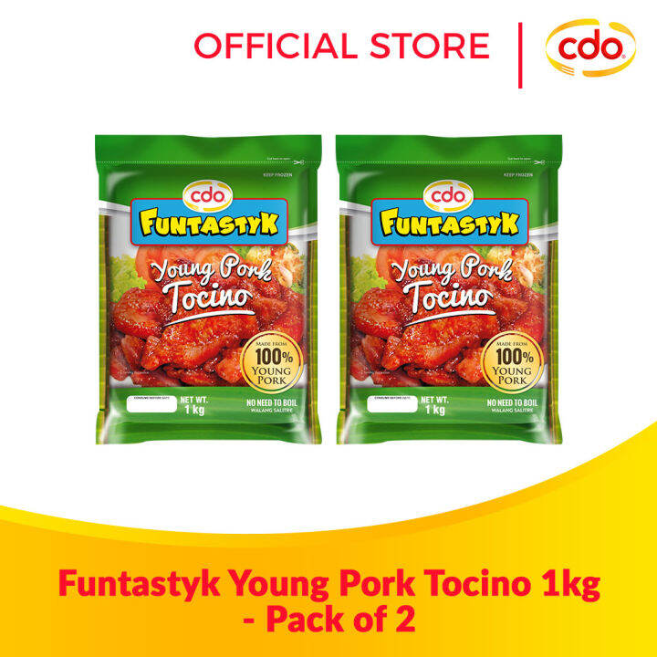CDO FUNTASTYK Young Pork Tocino 1kg - Pack of 2 | Lazada PH