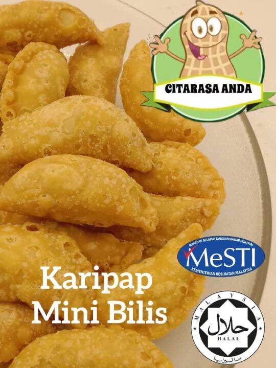 Kerepek Karipap Mini Bilis C I Kacang And Kerepek 90g Lazada