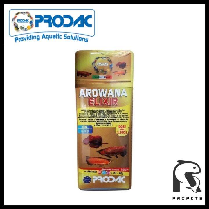 PRODAC Arowana Elixir | Vitamin for Arowana 龙鱼维他命 - 500ML | Lazada