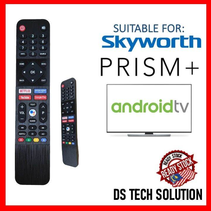 PRISM+ SKYWORTH SMART TV ANDROID TV REMOTE CONTROL [M'SIA STOCK ...
