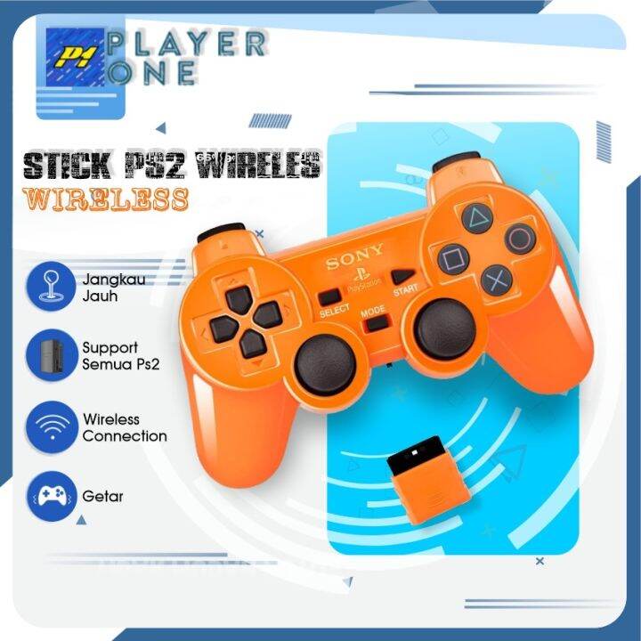 Stik Stick PS2 Wireless Sony Ori Pabrik Dualshock Putih | Lazada Indonesia