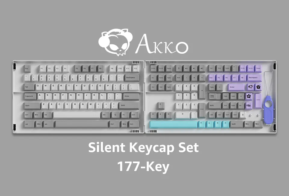 Akko BOW Keycap Set(158-key), 46% OFF | www.pinnaxis.com