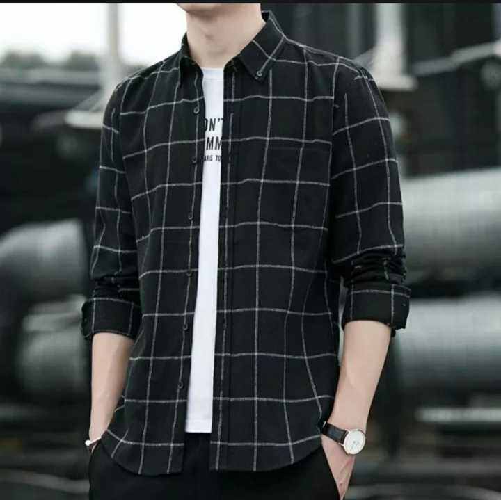Kemeja pria lengan panjang baju kemeja cowok keren 2022 viral kemeja ...