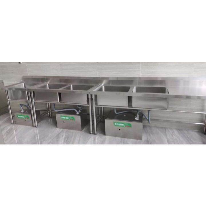 3gpm & 5gpm greasetrap kitchen sink Oil separator 304 stainless TOP ...