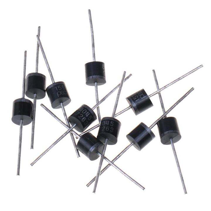 JointFlowers 10Pcs 15a 45v High Efficiency Axial Rectifier Bypass ...