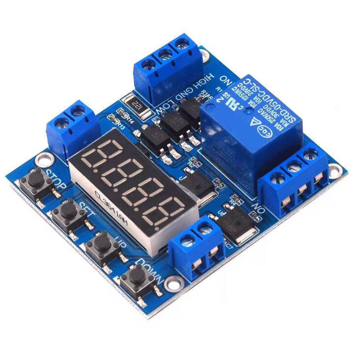 XY-J05 Delay Module Timer delay trigger OFF Voltage upper lower limit detection Cyclic timing ...