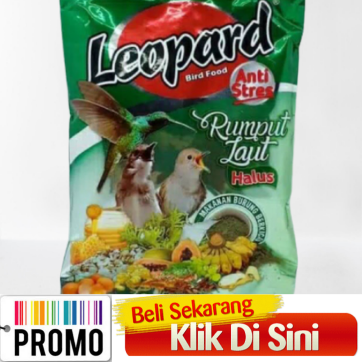 Makanan Burung Berkicau Voer Leopard Varian Rumput Laut Halus Pakan ...