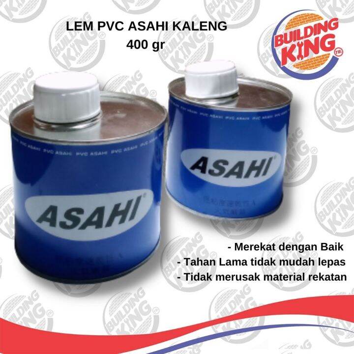 Lem Pvc Asahi Kaleng Lem Pipa Lem Paralon 400 Gr | Lazada Indonesia