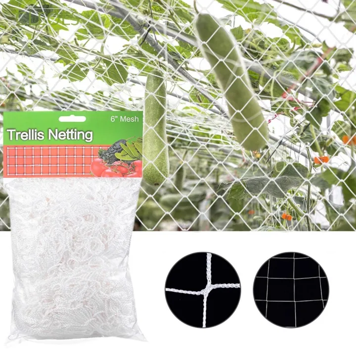 Plant Trellis Netting Heavy-Duty Polyester Plant Support Vine Climbing ...