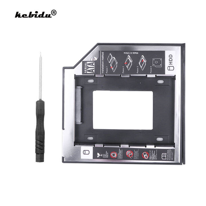 kebidu Universal 2nd 2.5 HDD Caddy 9.5mm SATA to SATA Hard Drive ...