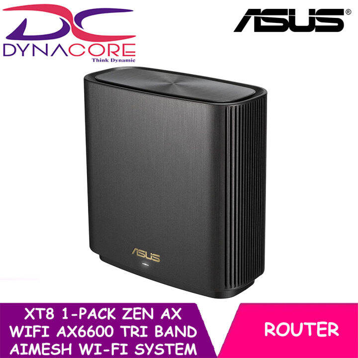 DYNACORE - ASUS XT8 1-Pack ZEN AX WIFI AX6600 Tri Band AiMesh Wi-Fi ...
