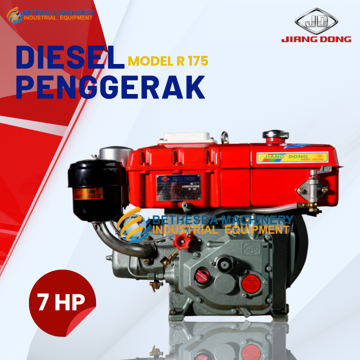 Jiang Dong Mesin Diesel 7 pk R 175 Engine Penggerak Jiangdong 7Hp Hopper | Lazada Indonesia