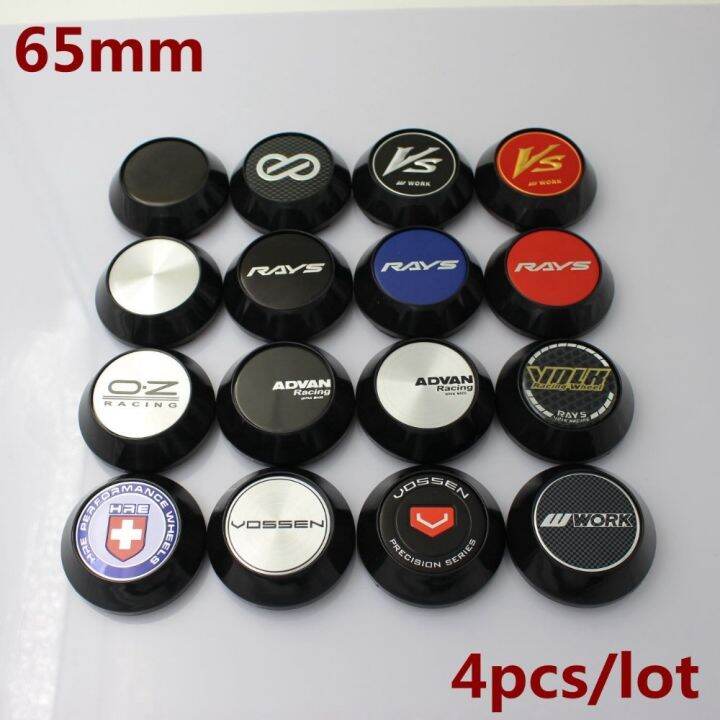 [Kvs auto parts]65MM ADVAN ENKEI VOLK RAYS WORK Sticker Emblem Wheel ...