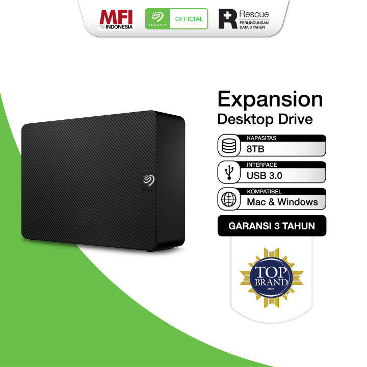 Seagate Expansion Desktop 8TB USB 3.0 3.5 HDD /HD / Harddisk/ Hardisk ...