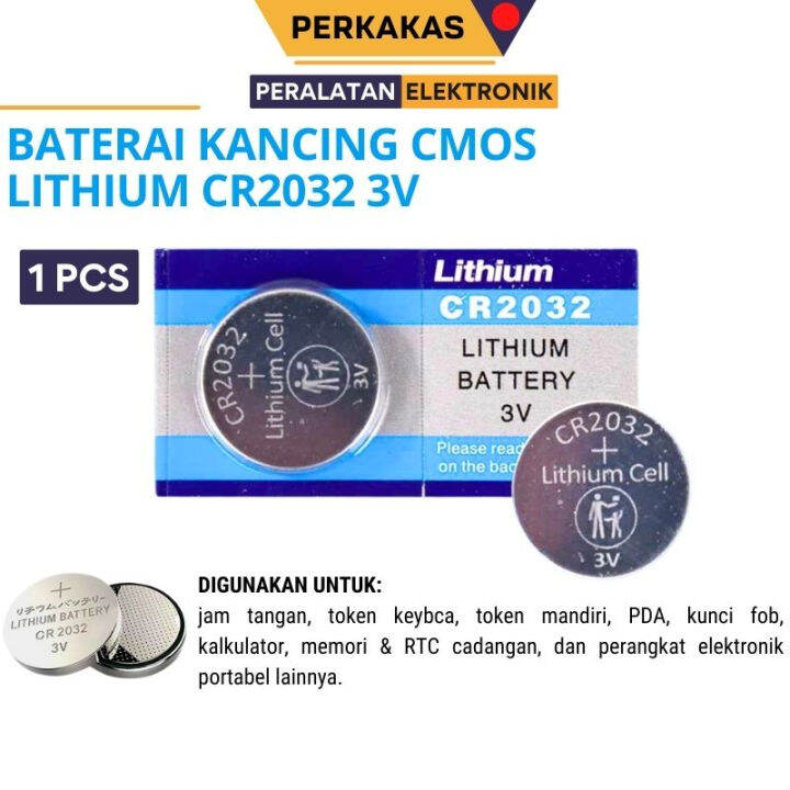 Baterai cmos / battery Cmos CR 2032 SONY batere timbangan / scale ...
