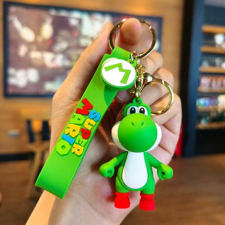Super Mario Bros Keychain Game Mario Bros Luigi Toad Yoshi Bowser ...