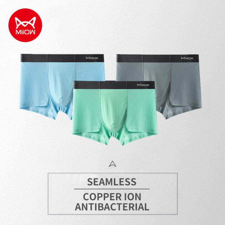 [MiiOW Store] 3 ชิ้น Ins Modal กางเกงในชาย Bxoers กางเกงขาสั้นต่ำเอวชุดชั้นในชายเซ็กซี่ชุดชั้นใน ...