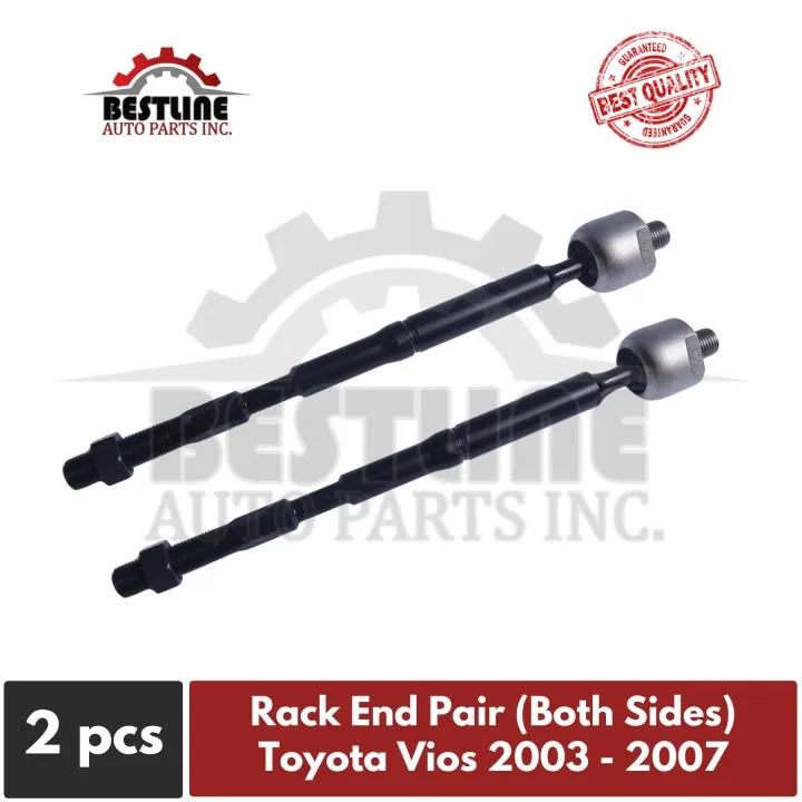 Rack End Set of 2 Both Sides (Passenger & Driver Side) for Toyota Vios ...