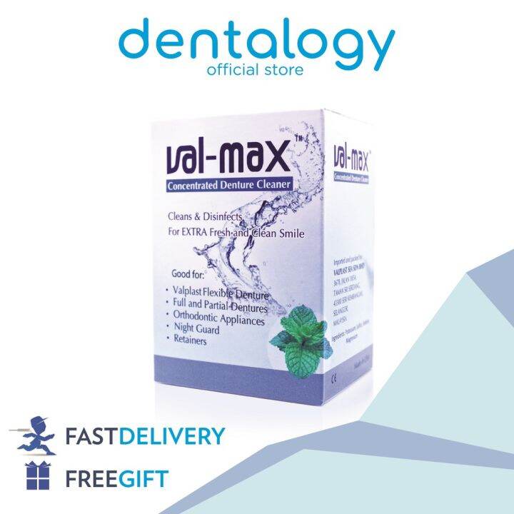 Valmax (Val-max Denture Cleaner/Retainer Cleaner) *Official Distributor ...