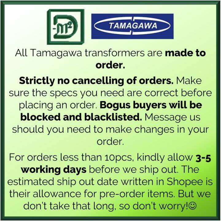 Tamagawa Power Transformer 12 Amperes - 12V x 2, 0 - 12V, 24V x 2; 10 ...