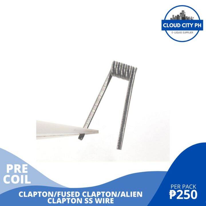 VAPE Pre Coil Clapton/Fused Clapton/Alien Clapton SS Wire SOLD PER PACK ...