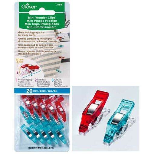Clover 3188 Mini Wonder Clips คลิปหนีบผ้า / 20 ชิ้น | Lazada.co.th