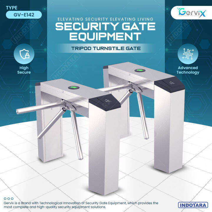 Tripod Gate 1 Jalur - Tripod Turnstile Gate Gervix | Lazada Indonesia
