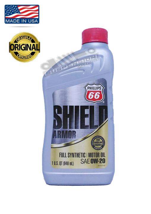 P66 SHIELD ARMOR 0W20 FS 4 x 1 quart MADE IN USA | Lazada