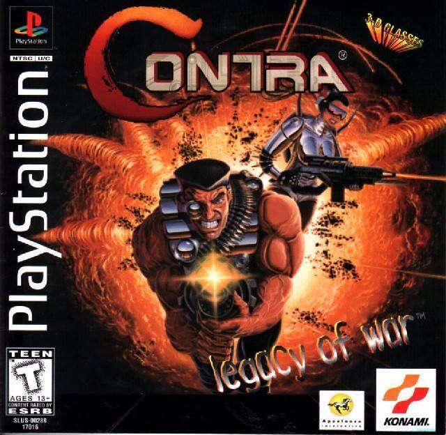 [PS1] Contra : Legacy of War (1 DISC) เกมเพลวัน แผ่นก็อปปี้ไรท์ PS1 ...