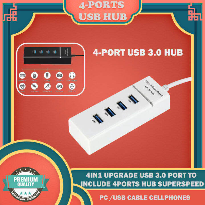 GOOD QUALITY USB Hub, Atolla 4-Port USB 3.0 Hub with 4 USB 3.0 Data Ports, Elegant Look,no Seams ...