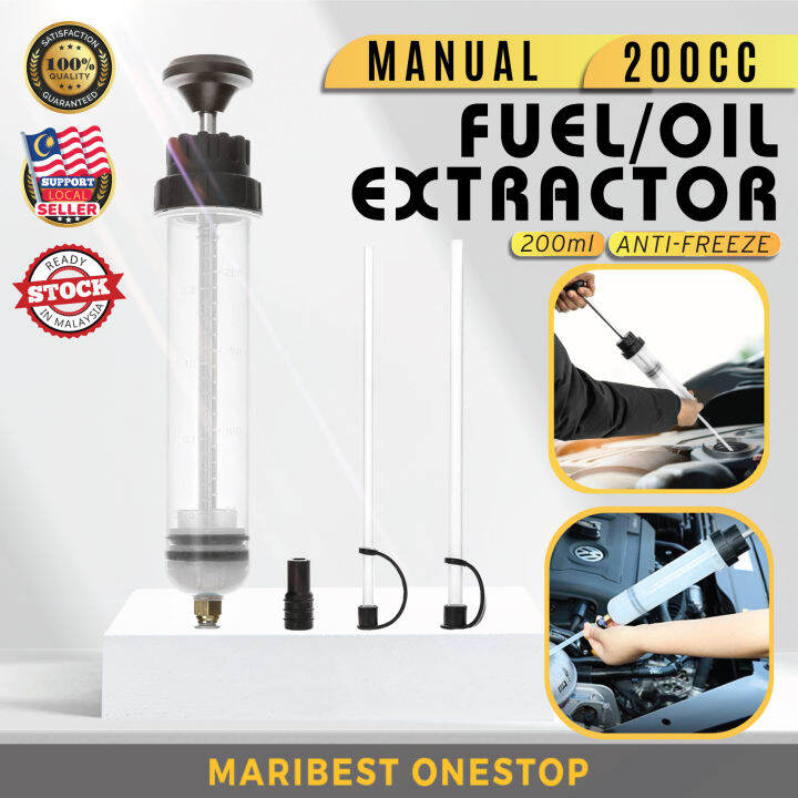 200cc Fuel Oil Extractor Manual Suction Pump Universal Extraction Car ...