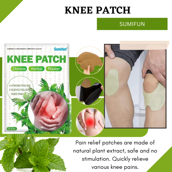 FAST EFFECTIVE!! Knee Patch Chinese Herbal Plaster Wormwood Extract ...