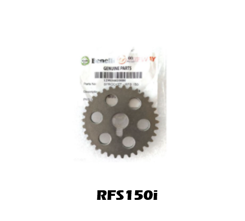 (100% ORIGINAL) BENELLI RFS150 TIMING CHAIN SPROCKET ASSY CAM GEAR ...