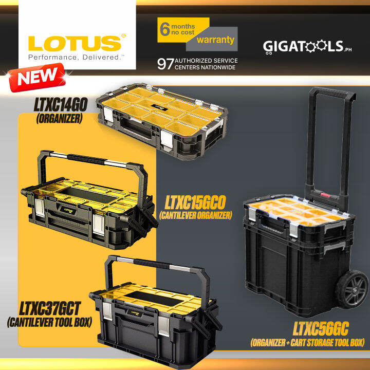 *NEW* Lotus X-Connect™ Cantilever Organizer Tool Box LTXC14GO ...