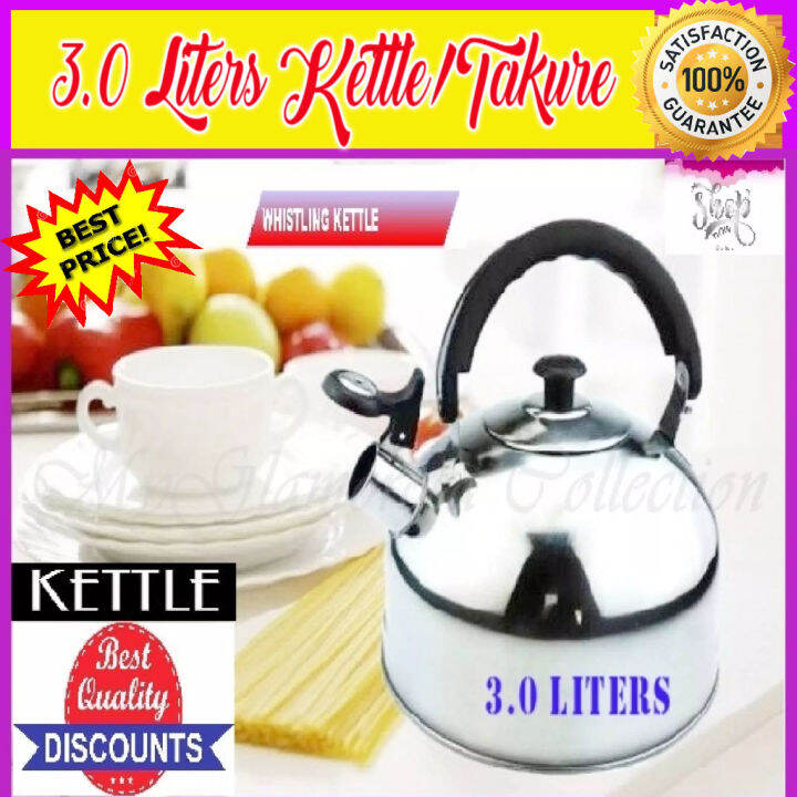 MyGlamorosa Collection Best KETTLE 3.0 Liters Capacity Whistling KETTLE ...