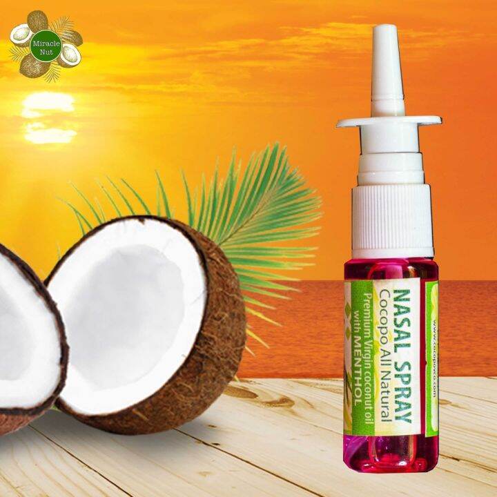 Virgin Coconut Oil (VCO) Oral / Nasal Spray w/ Menthol (20ml) by ...