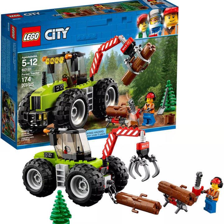 LEGO 60181 Forest Tractor City Themes ตัวต่อของเล่น 4 ปีขึ้นไป ของเล่น ...