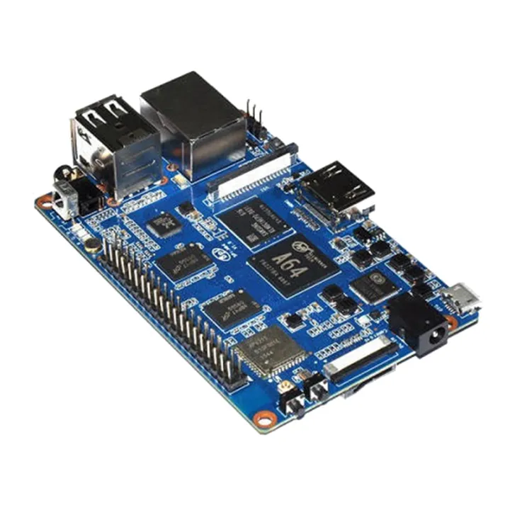 Banana Pi M64 64-Bit Quad-Core Allwinner A64 Mini Single Board Computer ...