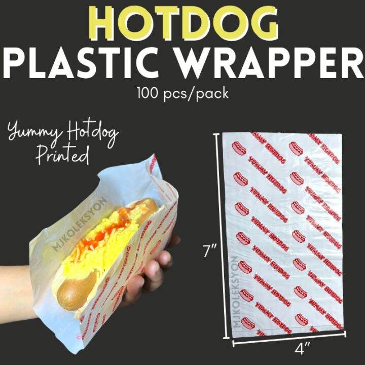 Burger Plastic Wrapper 1000pcs Hotdog Plastic Wrapper | Lazada PH