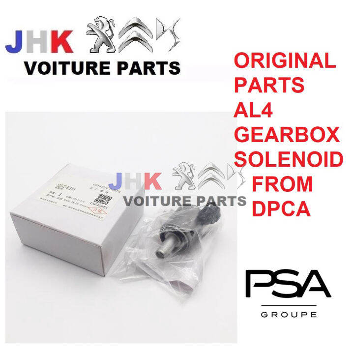 Original Gearbox (AL4) Solenoid Valve Peugeot 206 207 208 308 407 408 807 Citroen C4 C5 C8 ...