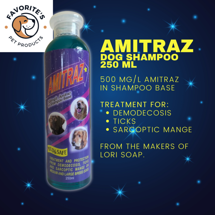 Amitraz Dog Shampoo 250 ml - Favorites Pet Products PH | Lazada PH