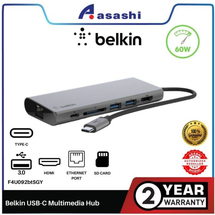 Belkin USB-C Multimedia Hub F4U092btSGY | Lazada