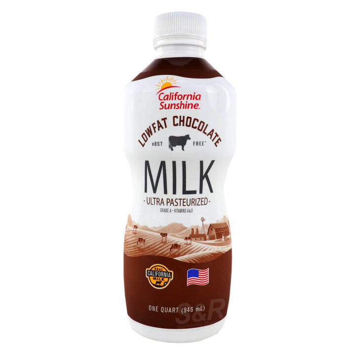 California Sunshine Low-Fat Ultra-Pasteurized Chocolate Milk 946mL ...