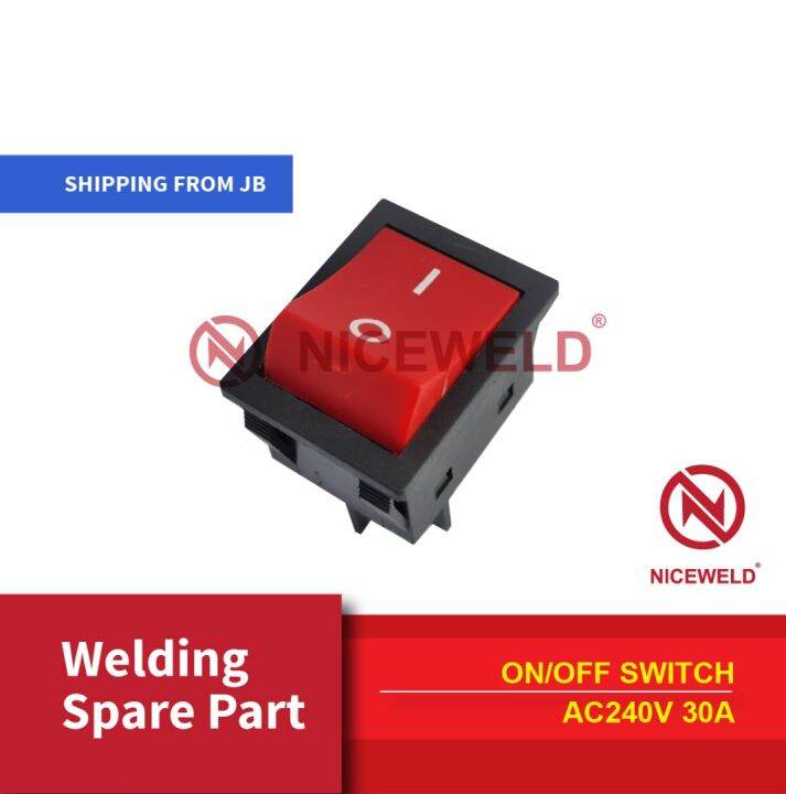 Power ON OFF Switch 30A for Welding Machine / mesin button on off spare ...