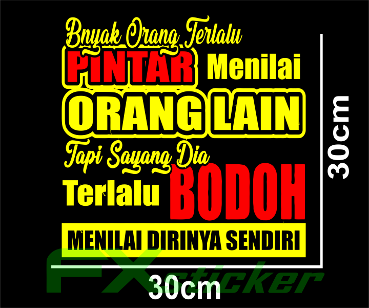 Stiker Variasi Mobil, cutting sticker Variasi Kaca Bodi Samping Dan ...