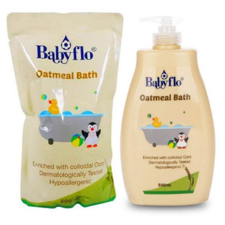 Babyflo Oatmeal Bath 500ml & Refill | Lazada PH