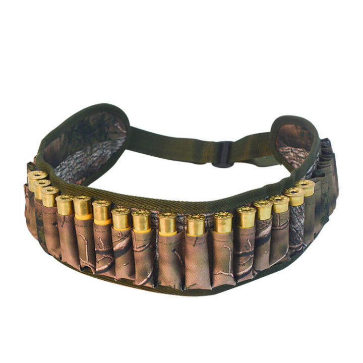 Tactical 21Rounds Ammo Shell Holder Belt 1220 Gauge Ammo Pouch Shot ...