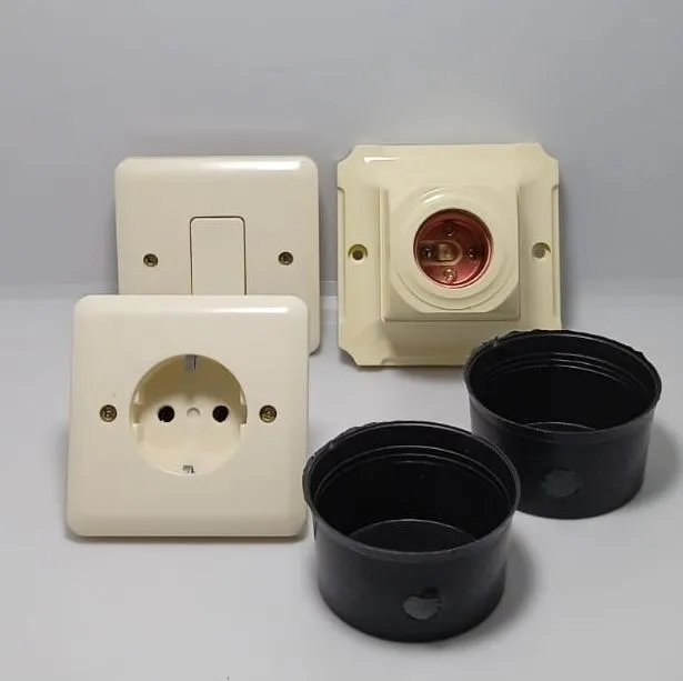 Sakelar Ib Engkel + IB Stop Kontak + Fitting Persegi Plafon + Imbodus ...