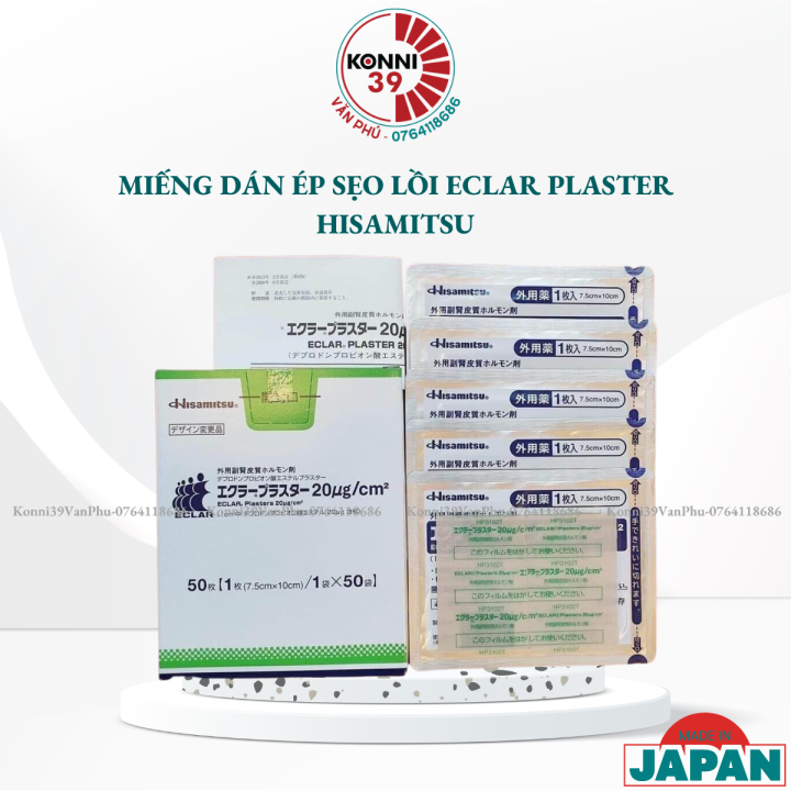 MIẾNG ÉP SẸO LỒI ECLAR PLASTER( HISAMITSU) Nhật Bản - Konni39Vanphu ...